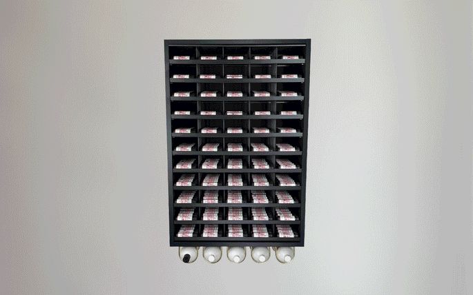 Hair Color Organizer Rack for Salons | Dyerector