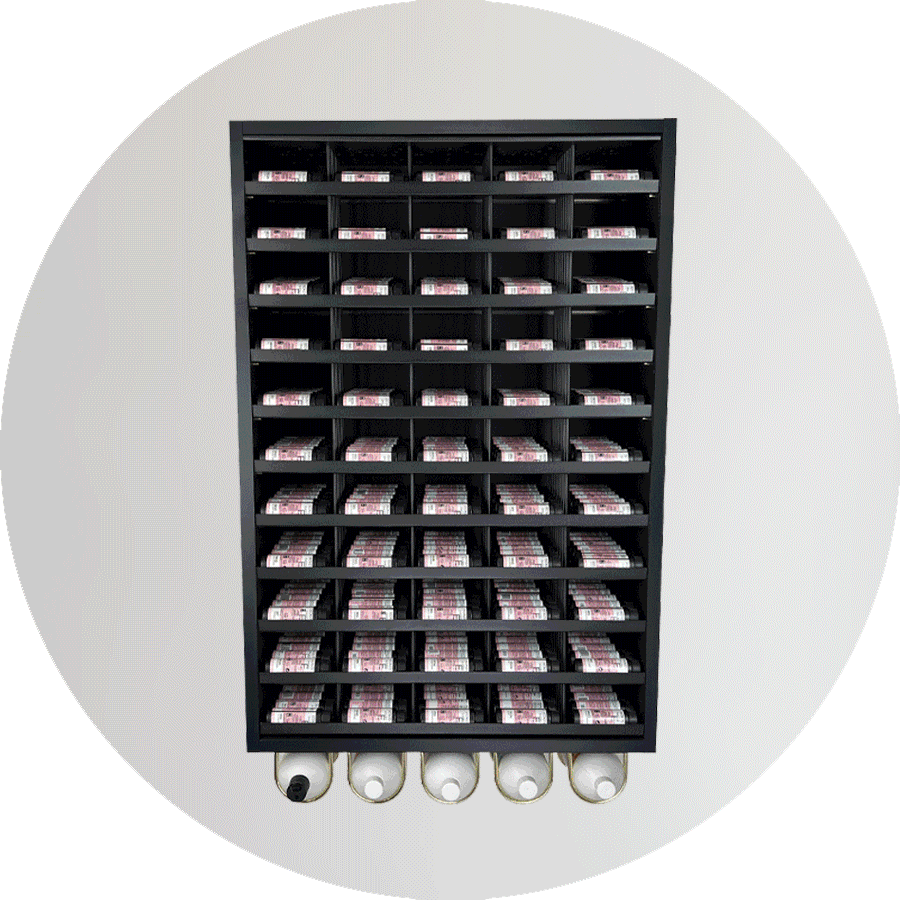 Hair Color Organizer Storage Cabinets for Salons | Dyerector