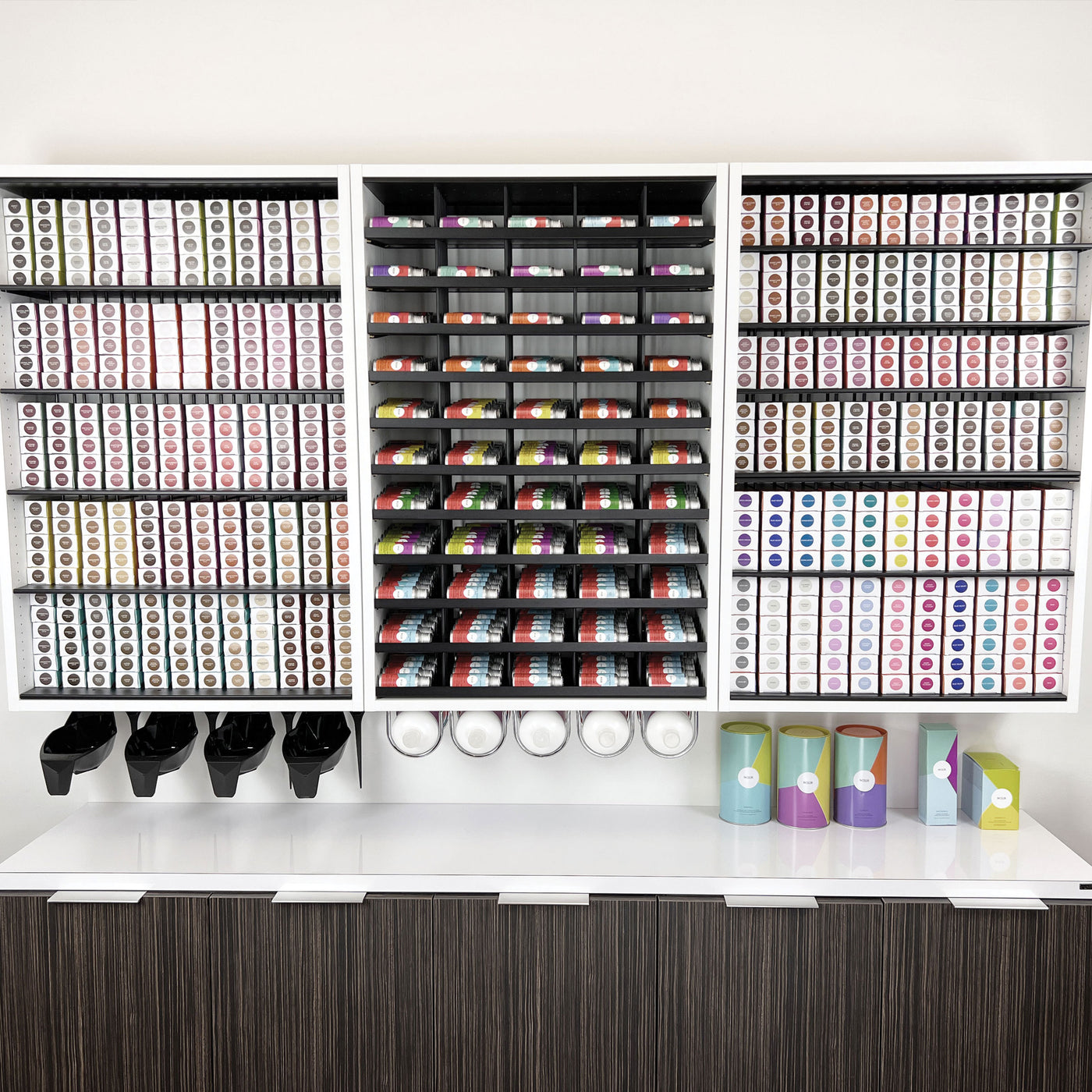 Hair Color Organizer Storage Cabinets for Salons | Dyerector
