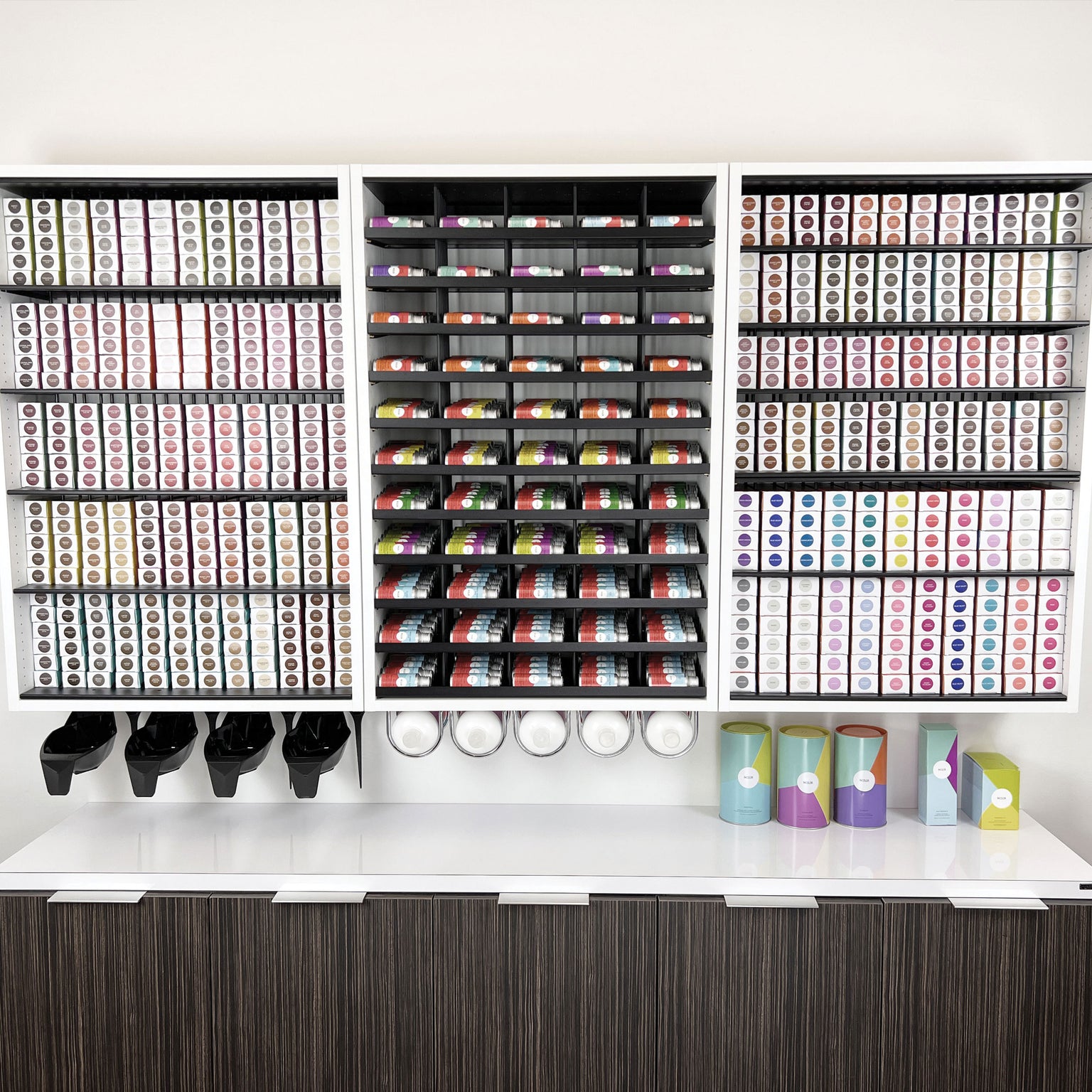 Hair Color Organizer Storage Cabinets for Salons | Dyerector