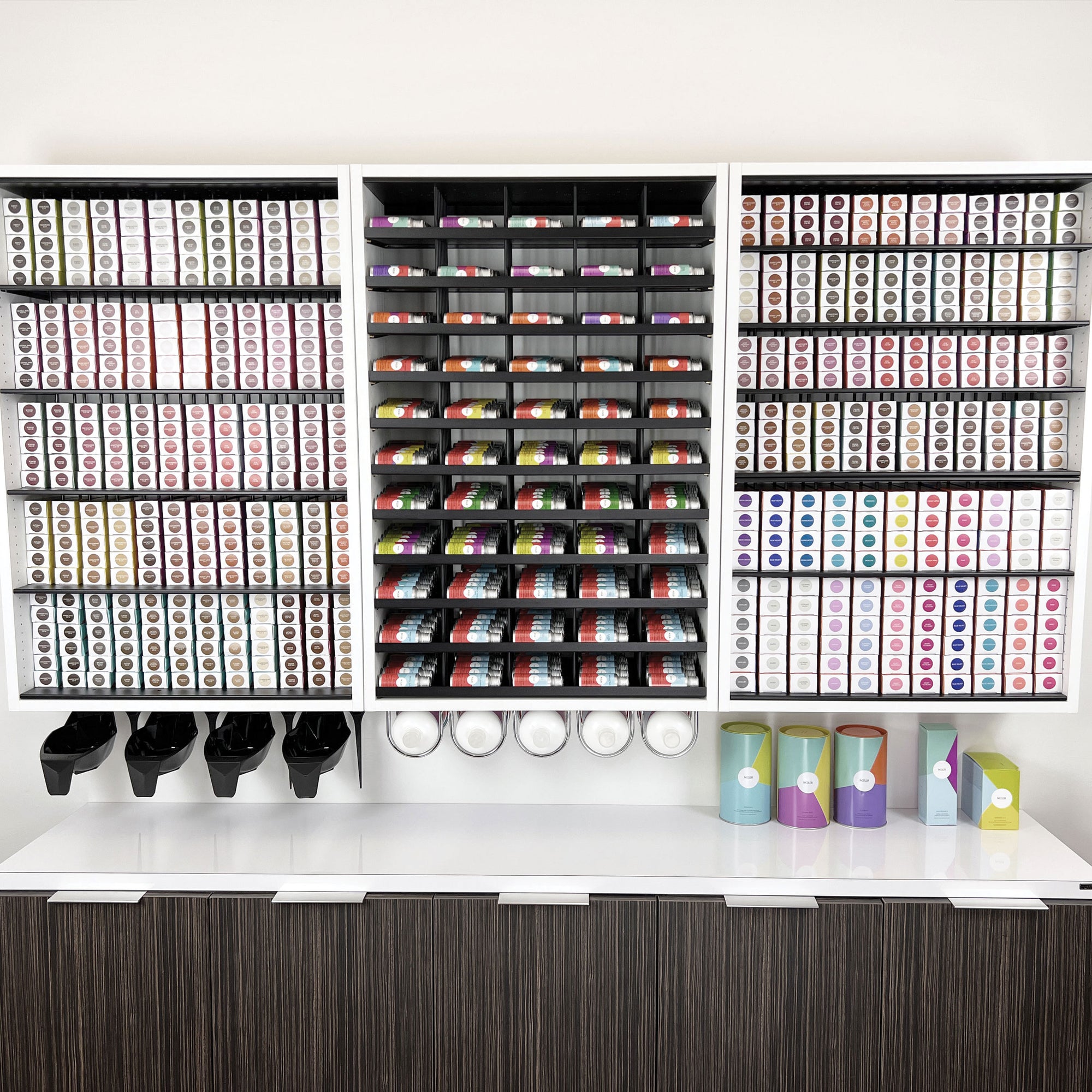Hair Color Organizer Storage Cabinets for Salons | Dyerector